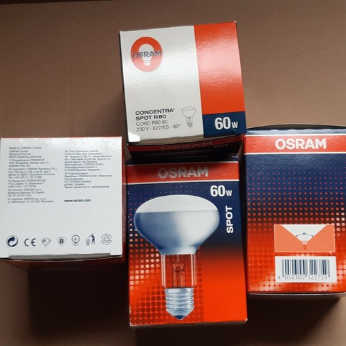 AUSWAHL Osram CONCENTRA Reflektor Spot R80 R63 80° 30° E27 25W 40W 60W ...