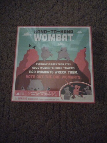 NEW Hand-To-Hand Wombat Party Game by Exploding Kittens ~ AGE 7+ BRAND ...