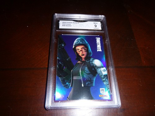 CHILL COUNT 2020 PANINI UNCOMMON OUTFIT FORTNITE HOLOFOIL # 48 GRADED 9 ...