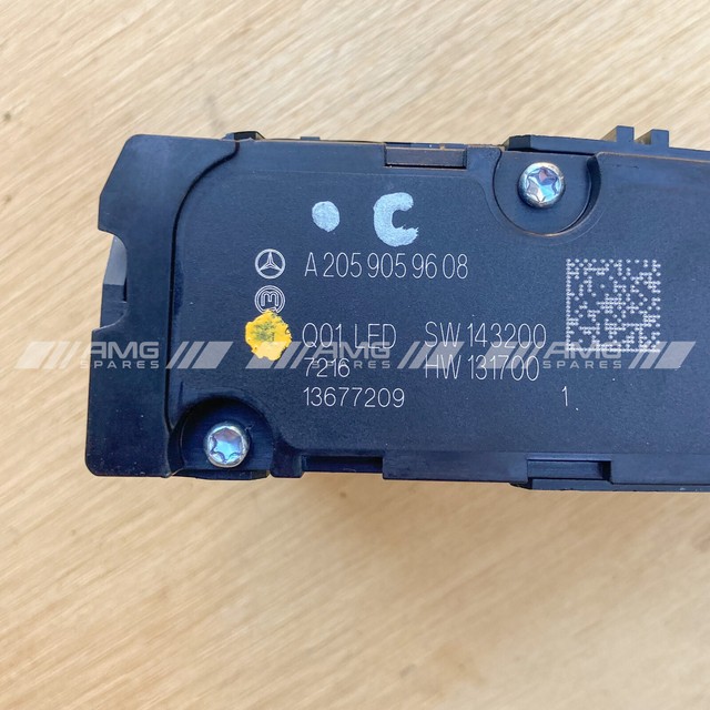 Genuine MERCEDES Centre Console Button Dynamic Switch Control Panel ...