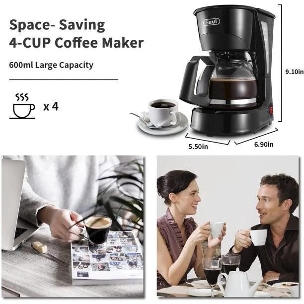 4 Cup Drip Coffee Makers
