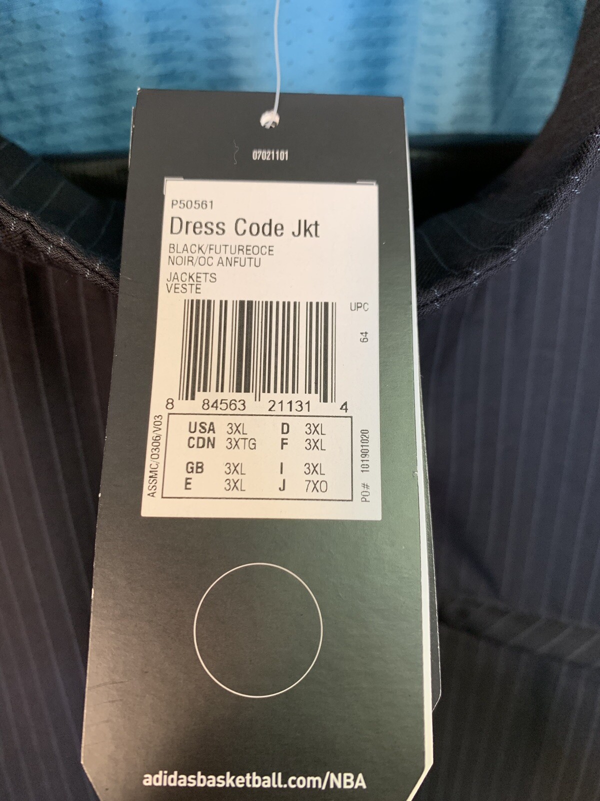 Adidas NBA Dress Code Jacket Cleveland Cavaliers Men’s 3XL XXXL ...