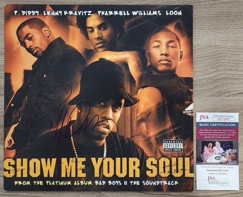 Puff Daddy Signed Show Me Your Soul Vinyl Record Album P Diddy Sean ...