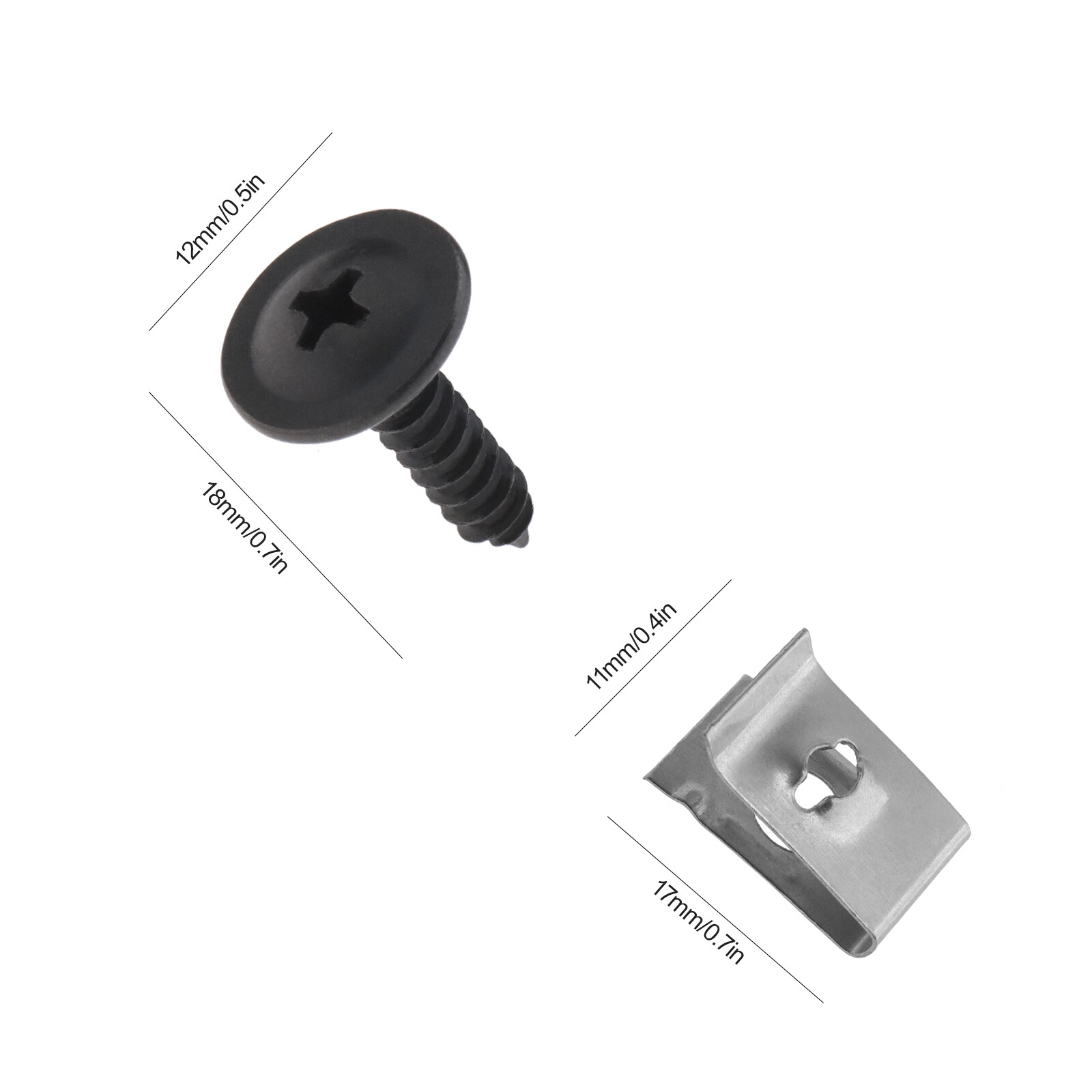 20pcs Tirm Screw Nut Clip Kit for VW Beetle Jetta PASSAT N90775001 ...