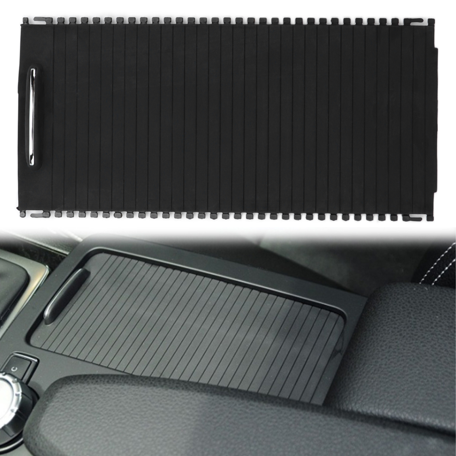 Center Console Slide Roller Cup Holder Blind Cover 0468076079051 Fit ...