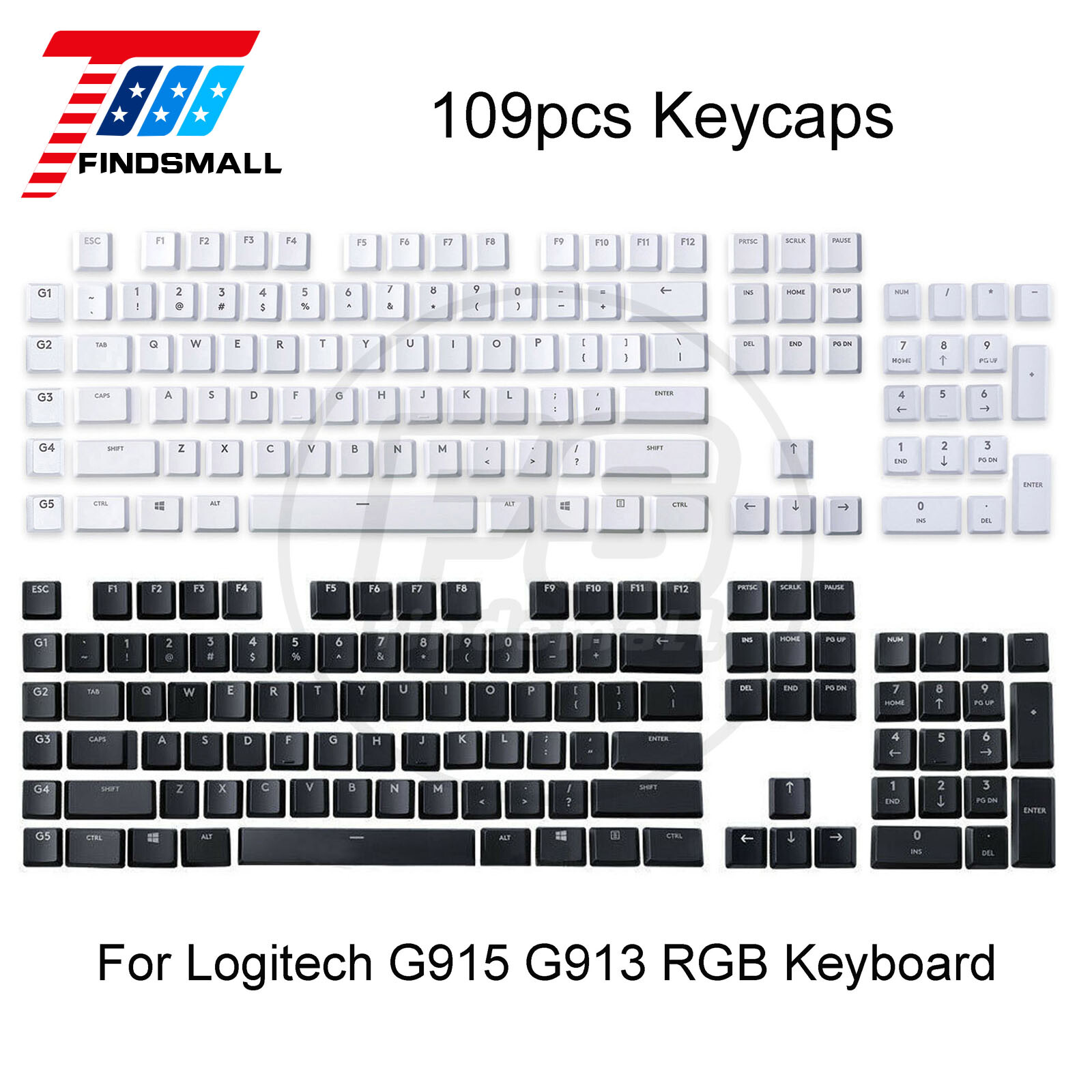 1 set 109pcs Key Caps for Logitech G915 G913 G815 G813 RGB Keyboard ...