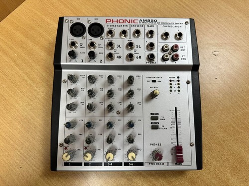 Phonic AM220 Compact Analogue Mixer RO 016500246486 | eBay UK