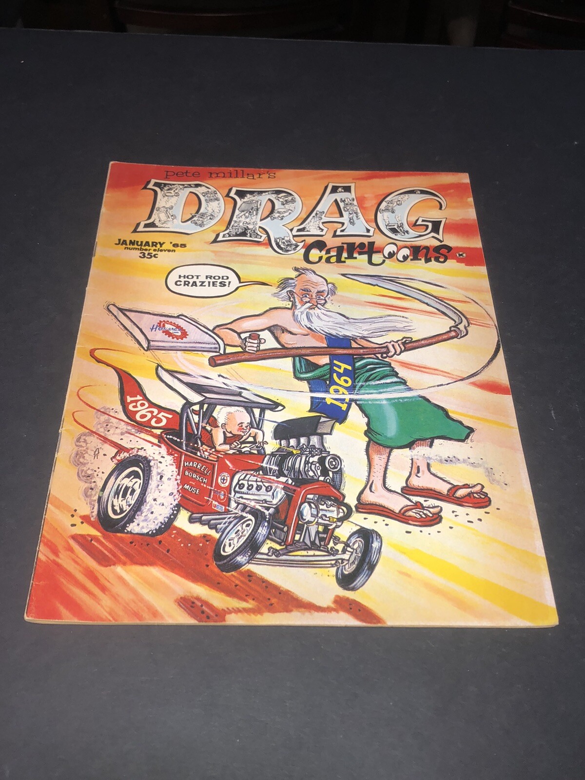 DRAG CARTOONS #11--BIG DADDY ED ROTH-DRAG RACING JANUARY 1965 | eBay