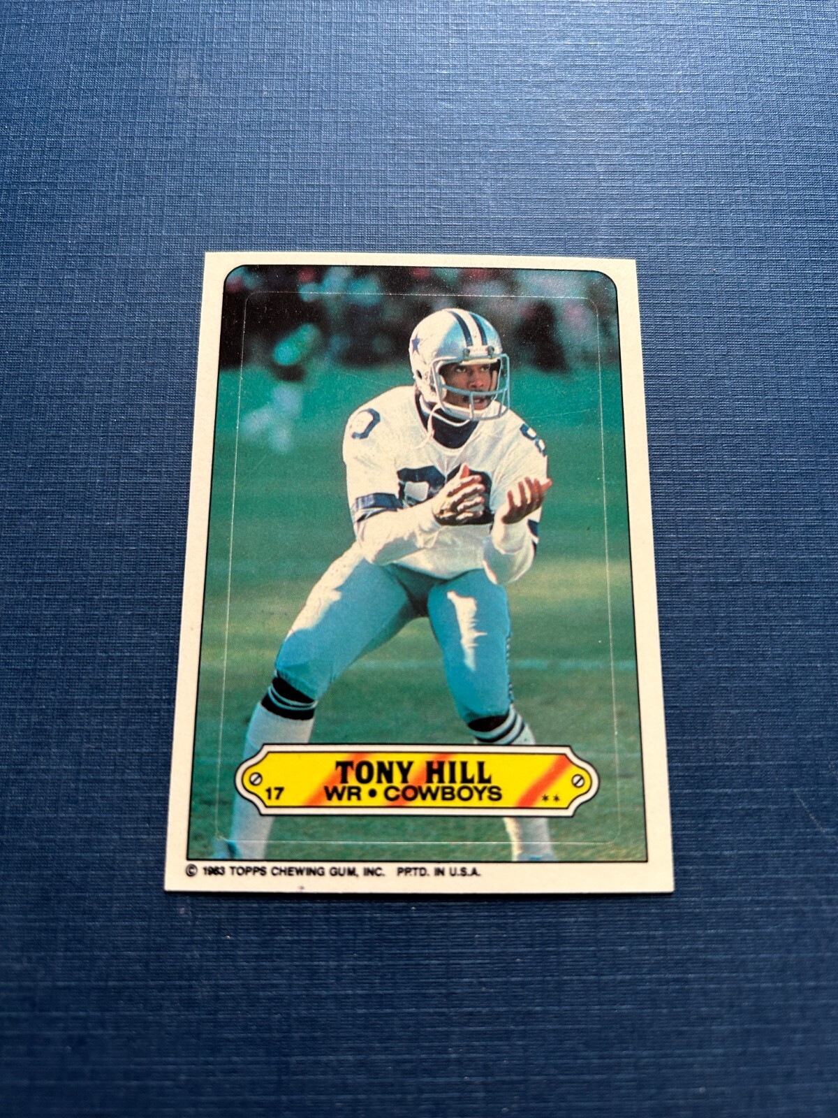 1983 Topps Football Sticker Set Card of Tony Hill #17 NM-MT | eBay