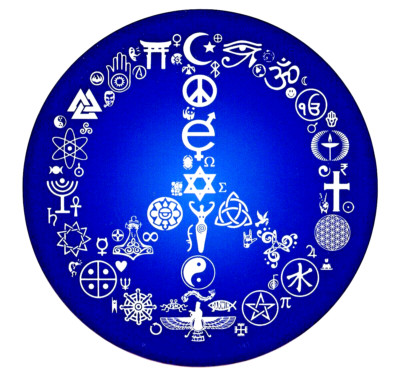 COEXIST SYMBOL PEACE LOVE SIGN SPIRITUAL Pendant Sterling 925 Silver 24 ...