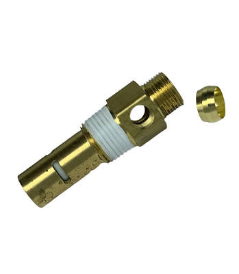 American Made Check Valve 1/2 NPT X 1/2 Compression Tube Double Tapped ...