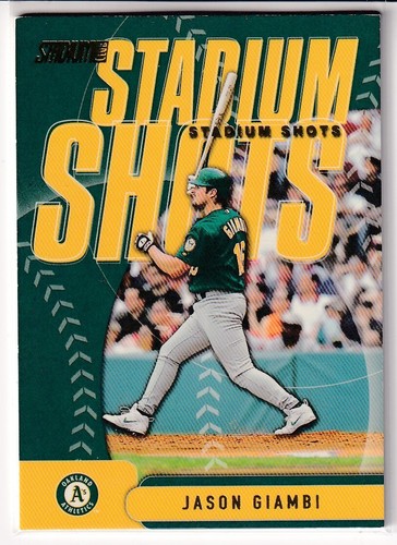 2001 TOPPS STADIUM CLUB JASON GIAMBI STADIUM SHOTS INSERT #3 | eBay
