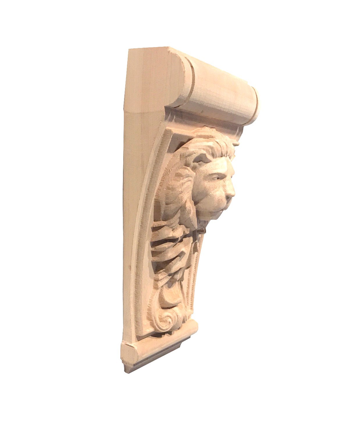 Lion Head Corbel Applique. Poplar, Cherry, Mahogany... | eBay