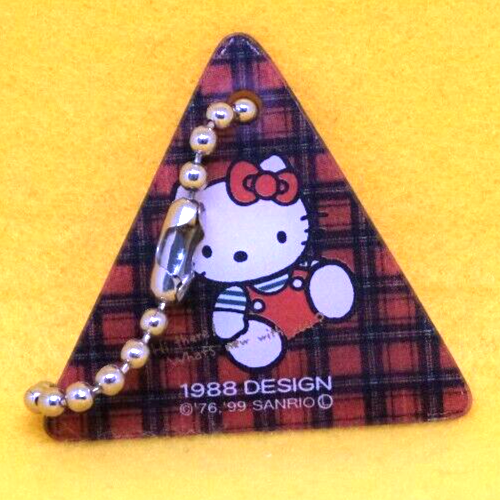 Hello Kitty Key Chain Mini Triangle Rare Sanrio From Japan F/S | eBay