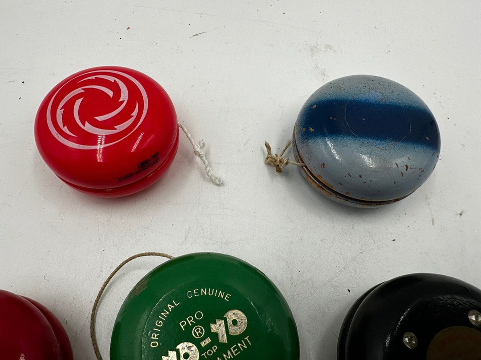 Vintage Yo-Yo - Original Genuine Spinner Green, 4 Additional Yo Yos | eBay