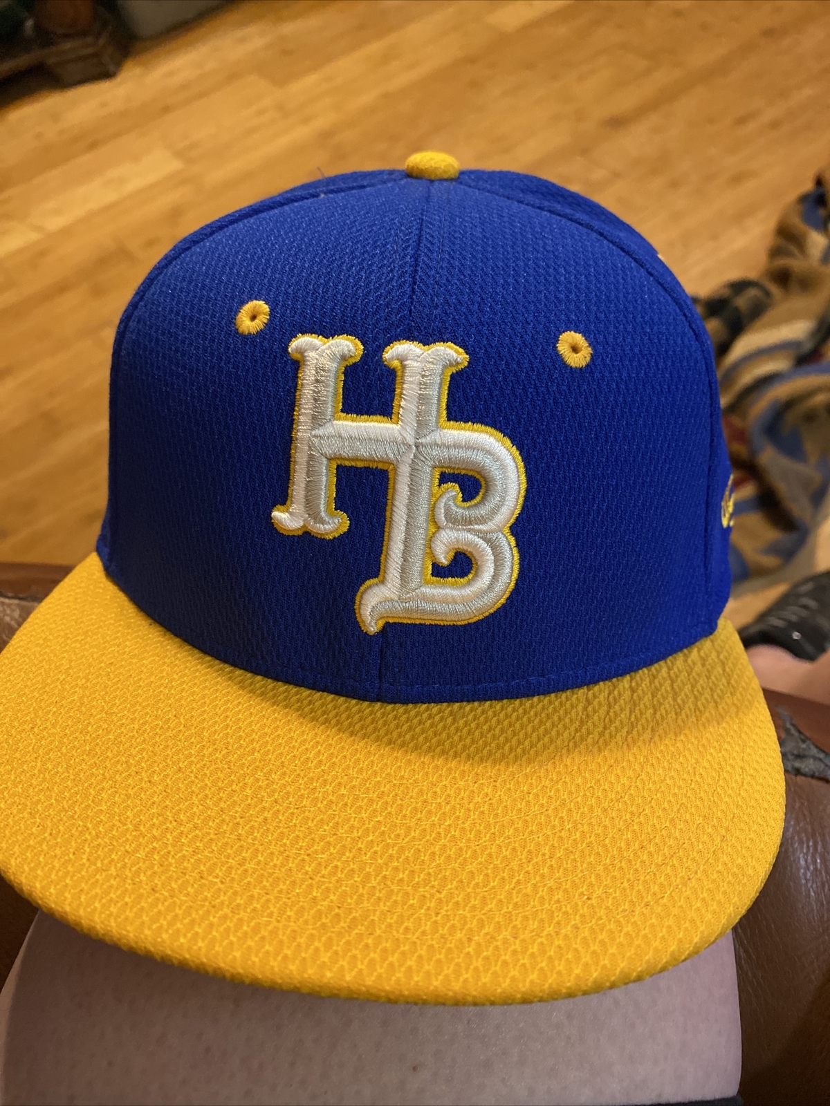 NWT OC Sports Q3 HB Blue/Yellow Baseball Cap Hat Dad M/L | eBay