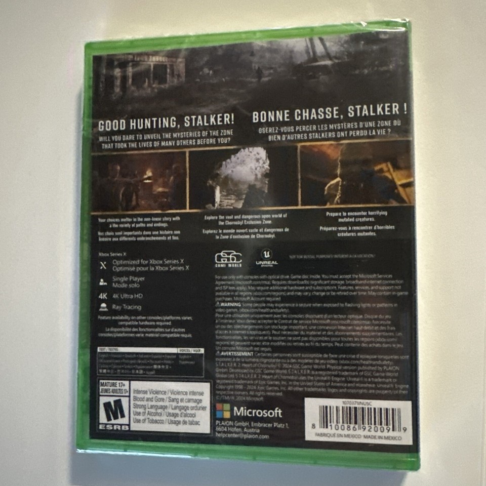 S.T.A.L.K.E.R. 2 Heart of Chernobyl for Xbox Series X [New Video Game ...