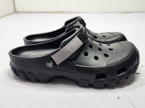 Crocs Unisex Offroad Sport Clogs Black Size M9/W11 Hook & Loop ...