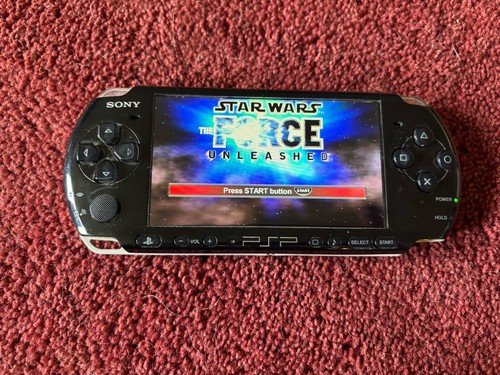 Black Sony PSP 3000 System Tested Working w/ Charger, Memory Card, Game ...