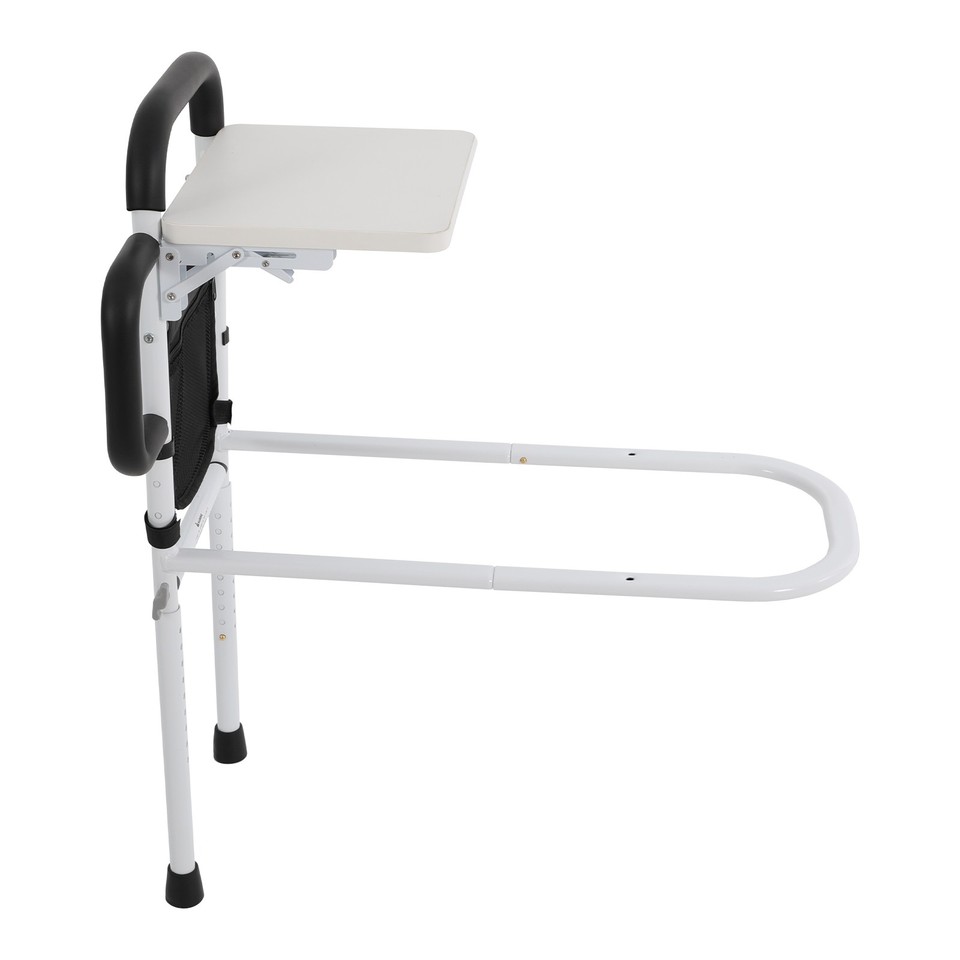 Bed Rails for Elderly Adults, Adjustable Bed Rail w/Folding Table ...