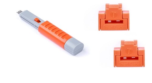 Smart Keeper Essential / 10 x RJ45 Port Blockers with 1 x Lock Key Basic/Orange 8809534692772| eBay