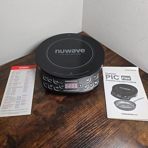 NuWave Pic Flex Precision Induction Cooktop Flex Hot Plate 30532 1300W ...