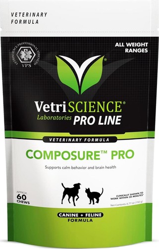 VetriScience Composure Pro - Calming Supplement For Cats And Dogs ...