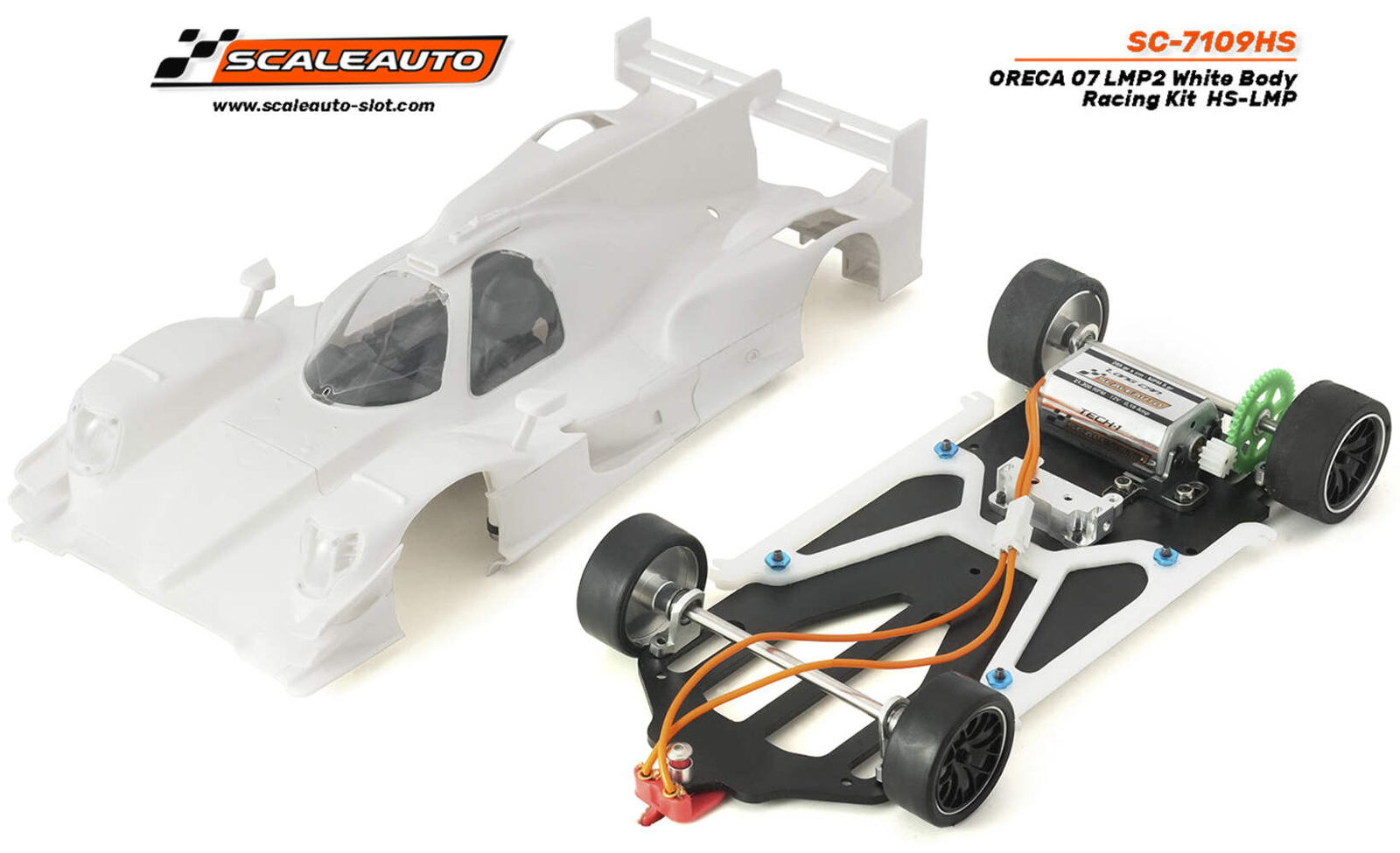 Scaleauto Oreca 07 LMP White Racing Kit 1/24 Slot Car SC-7109HS | eBay