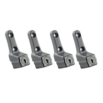 Ikonic SLIDING WINDOW LOCKS 4Pcs+4 Keys, Robust Metal Construction ...