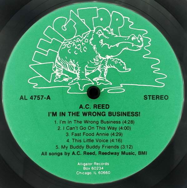 A.C. Reed - I'm In The Wrong Business (LP, Album) NM-11251 | eBay