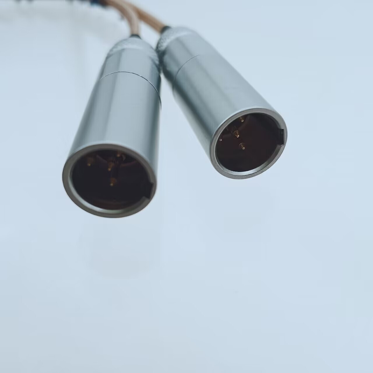 Mini-XLR 4pin TA4F to 2x TA4M RG178 20cm Microphone Y Balanced Insert ...