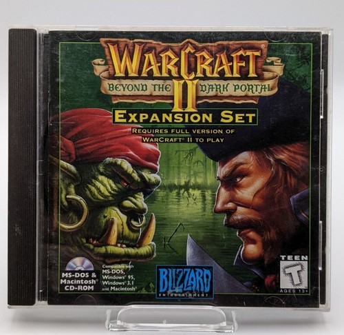 WarCraft II (2) Beyond the Dark Portal Expansion Set Blizzard CD-Rom PC ...