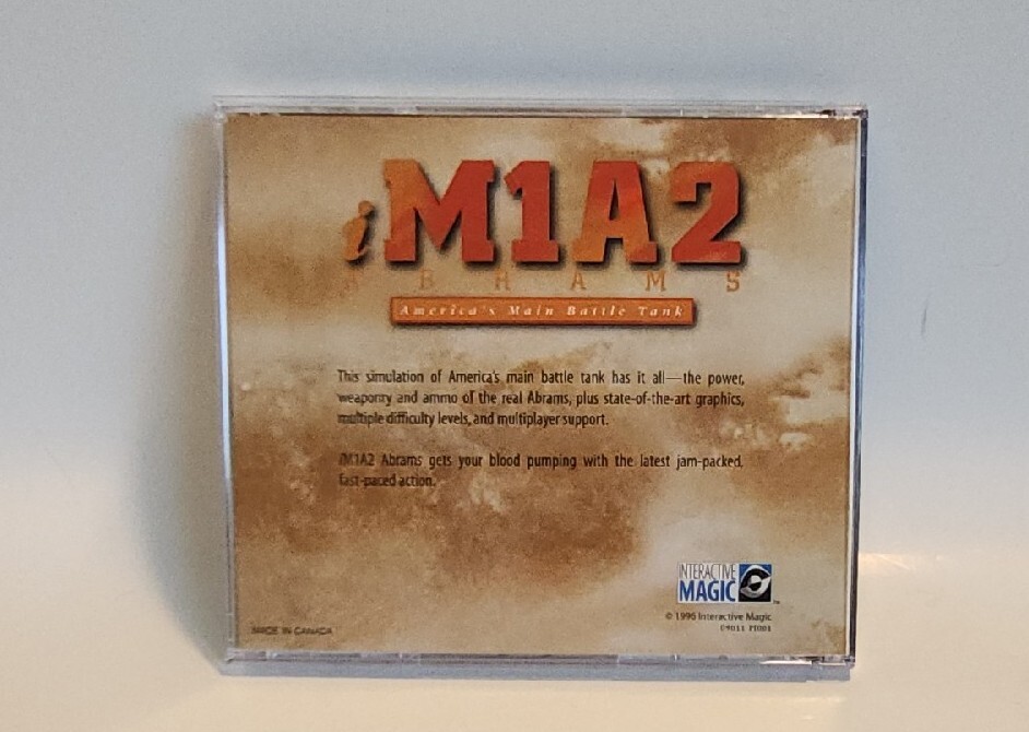 M1A2 Abrams Americas Main Battle Tank PC CD-ROM Game 1996 Win 95 | eBay