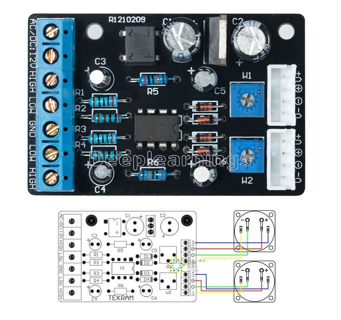 upgraded edition OF TA7318P VU Meter Driver PCB Board Stereo module | eBay