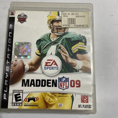 Madden NFL 09 PlayStation 3 PS3 2008 Complete w/ Manual CIB Tested ...