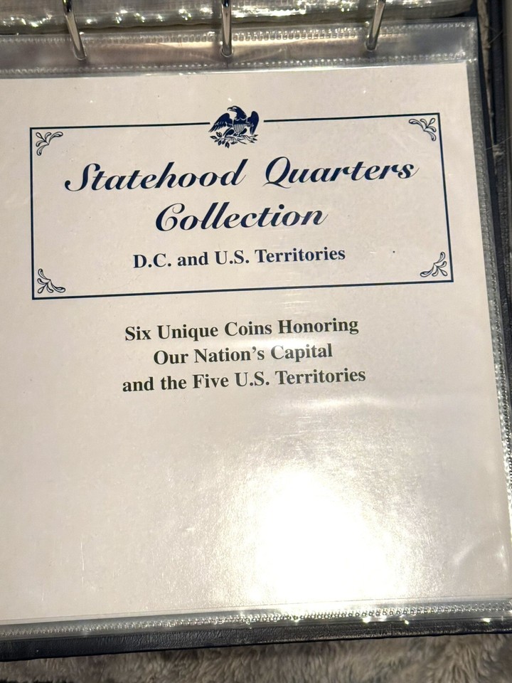 PCS Statehood Quarter Collection Vol 1 & Vol 2 Complete & Bonus US ...