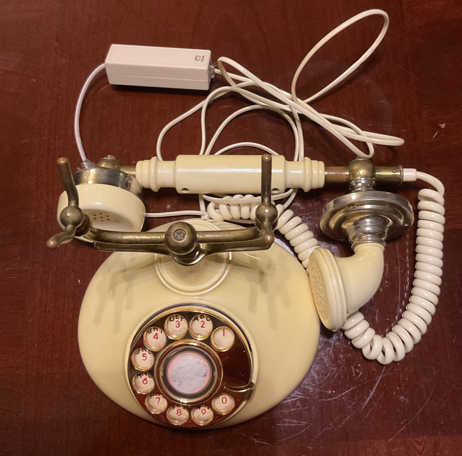 Vintage 1940/1950's Telephone Victorian Style Dial Desk Phone | eBay