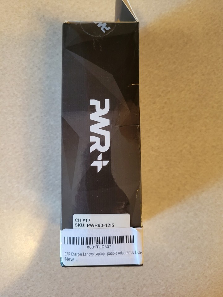 ‎PWR+ Lenovo Laptop Car Power Adapter 20V, 4.5A PWR90-1215 | eBay