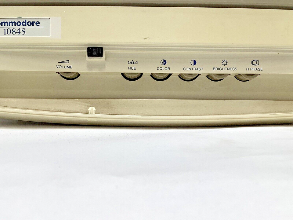 Commodore 1084S-D1 Monitor - VINTAGE 1992 WORKING *READ FULLY PLEASE ...