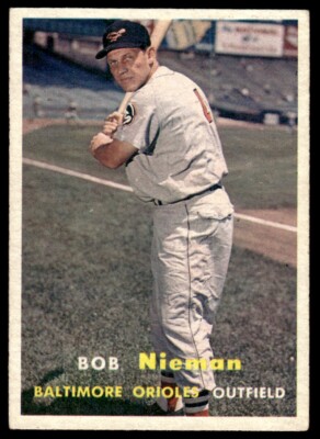 1957 Topps Baseball Bob Nieman EX Baltimore Orioles #14 | eBay