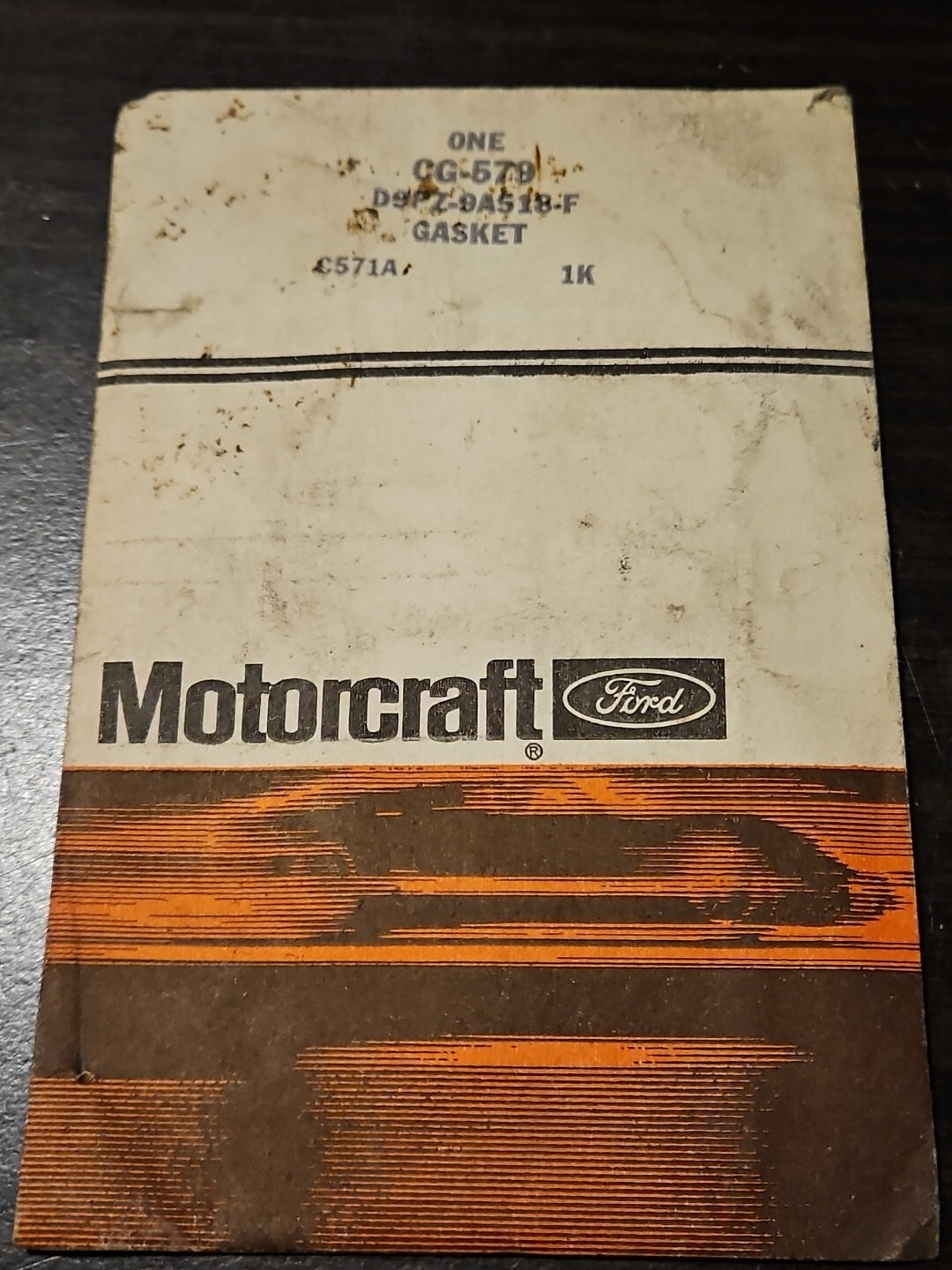 NOS MOTORCRAFT CG-579 Holley Carb Metering Block For 79-89 302/351/460 ...