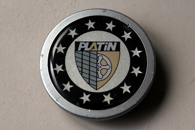 Rare Original PLATIN 1000 Silver Alloy Wheel Center Plastic Cap Cover ...