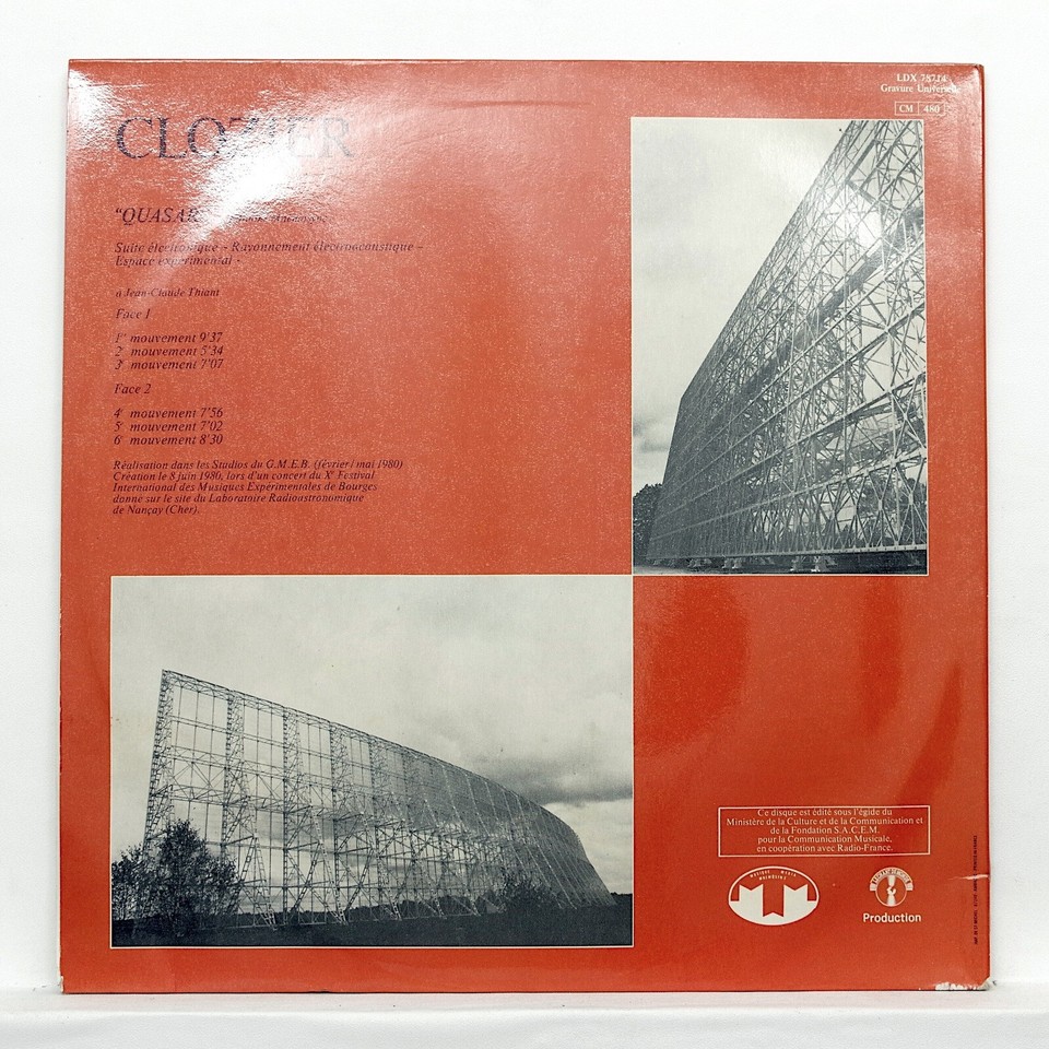 CHRISTIAN CLOZIER quasars ⸺ PORTEE LDX78714 LP EX+ | eBay