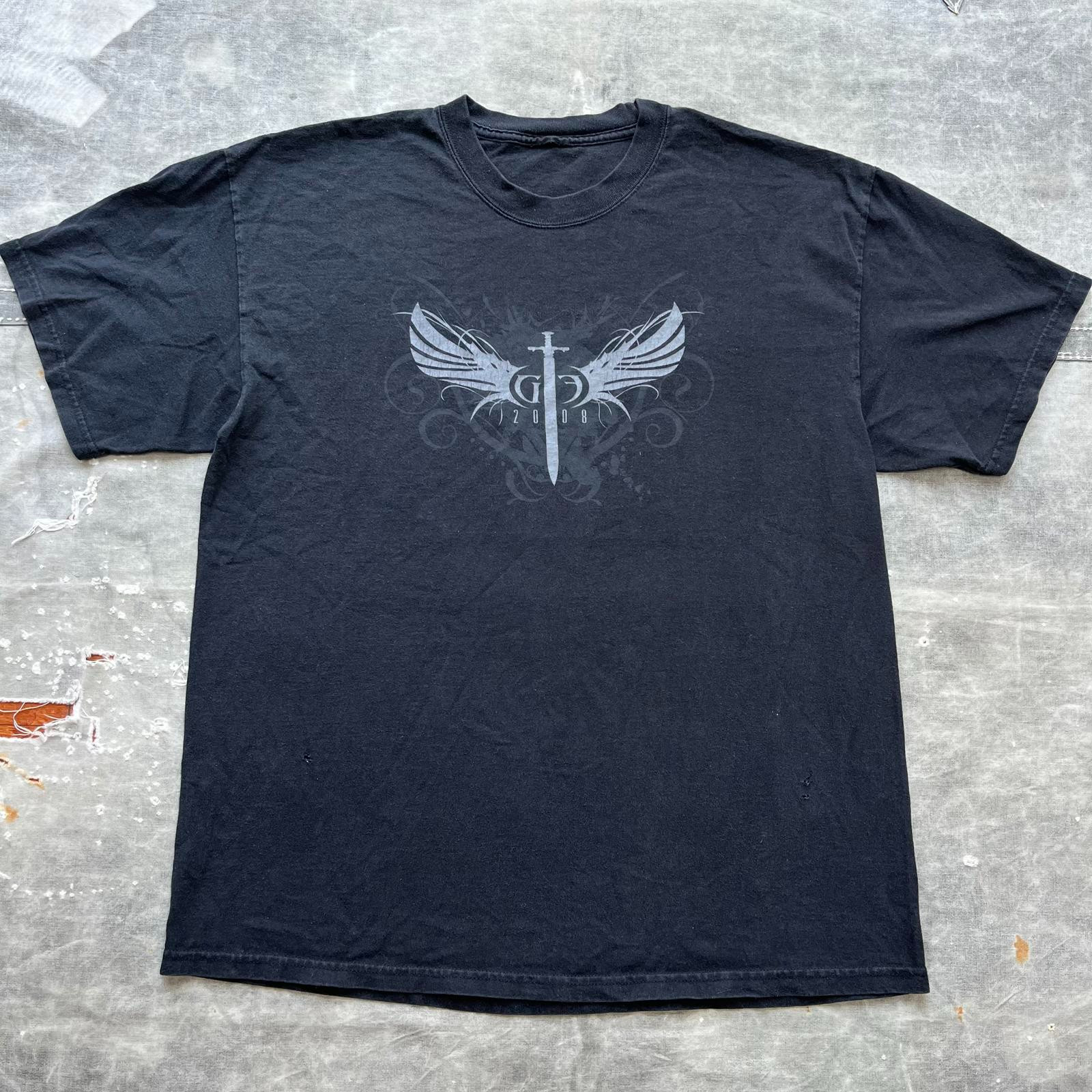 Vintage Y2K Jesus Sword Wings Bible Verse Affliction … - Gem