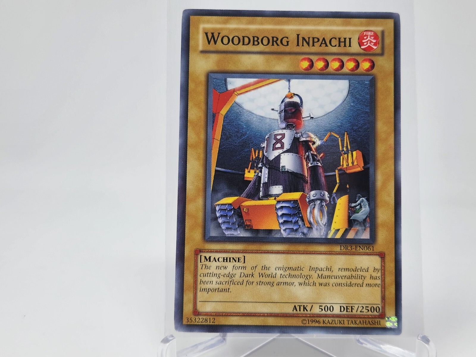 YuGiOh Woodborg Inpachi DR3-EN061 Unlimited Common NM | eBay