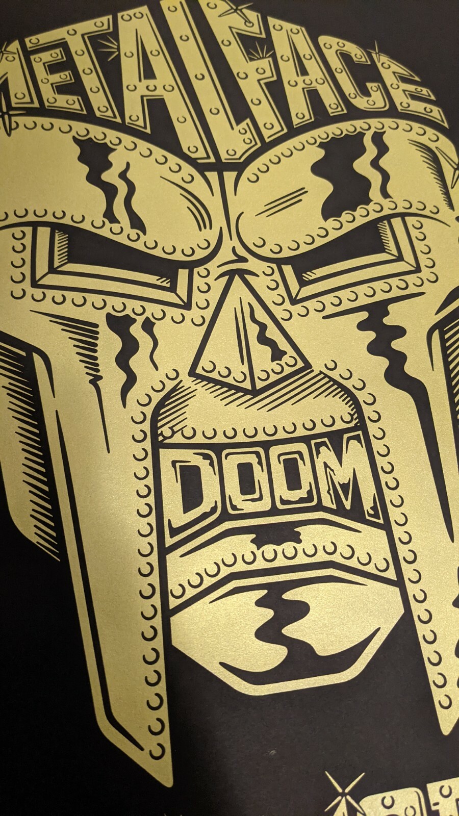 MF DOOM DOOMSDAY 2021 Signed Art Print Alan Gonzalez Madvillain Stones ...