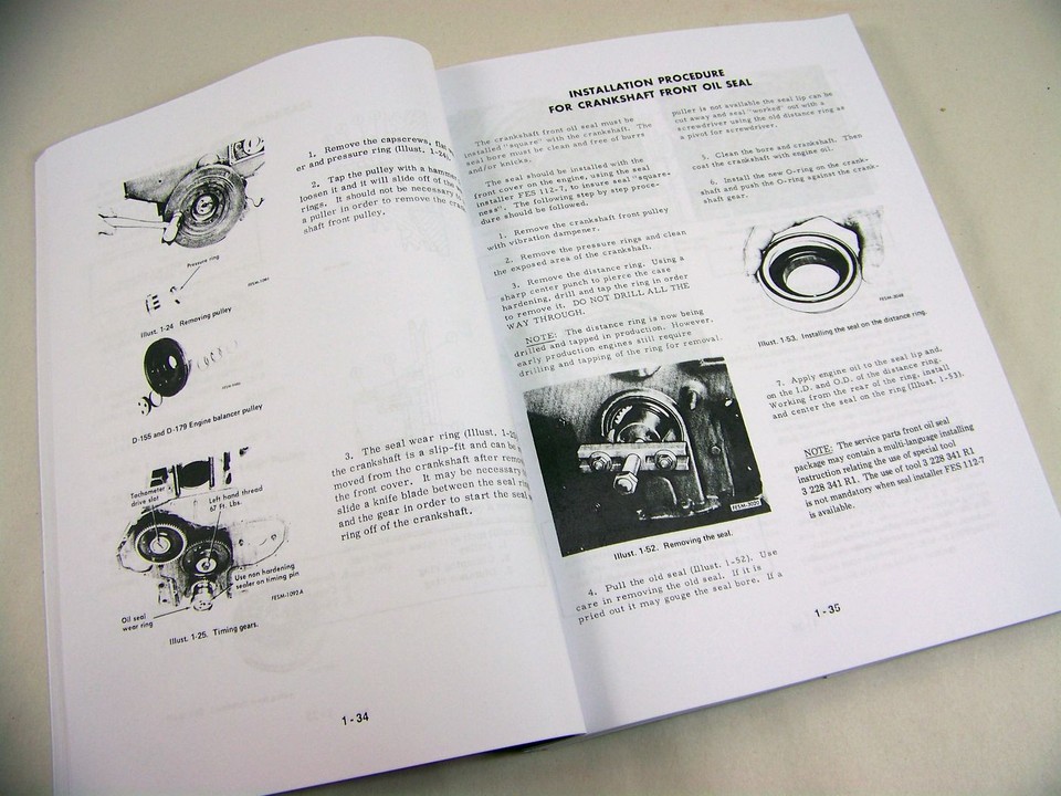 International Diesel Engines D155 D179 D206 Service Repair Shop Manual ...