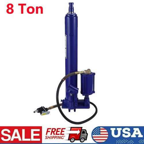 Hydraulic Long Ram Jack 8 Ton Clevis Base Engine Lift Hoist Cylinder ...
