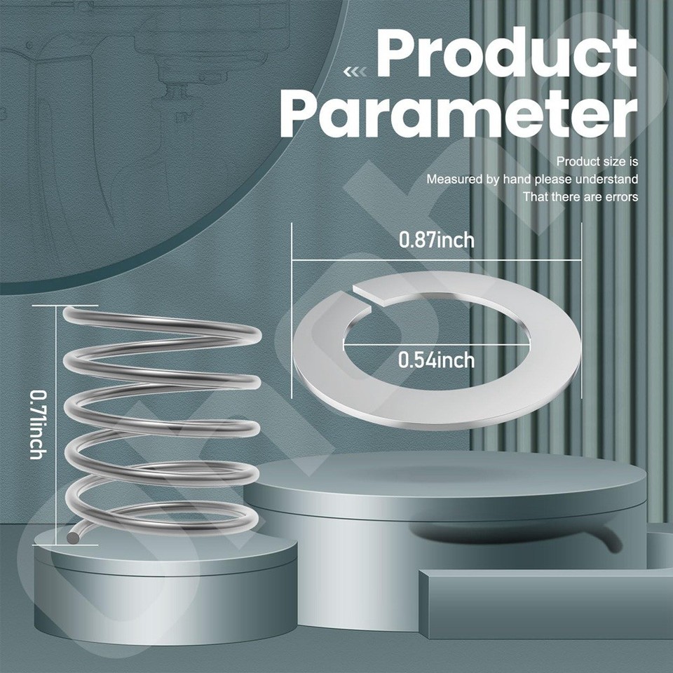 4PCS Spring and Washer for Mixer 3.5 Quarts to 7 Quarts Protect and ...