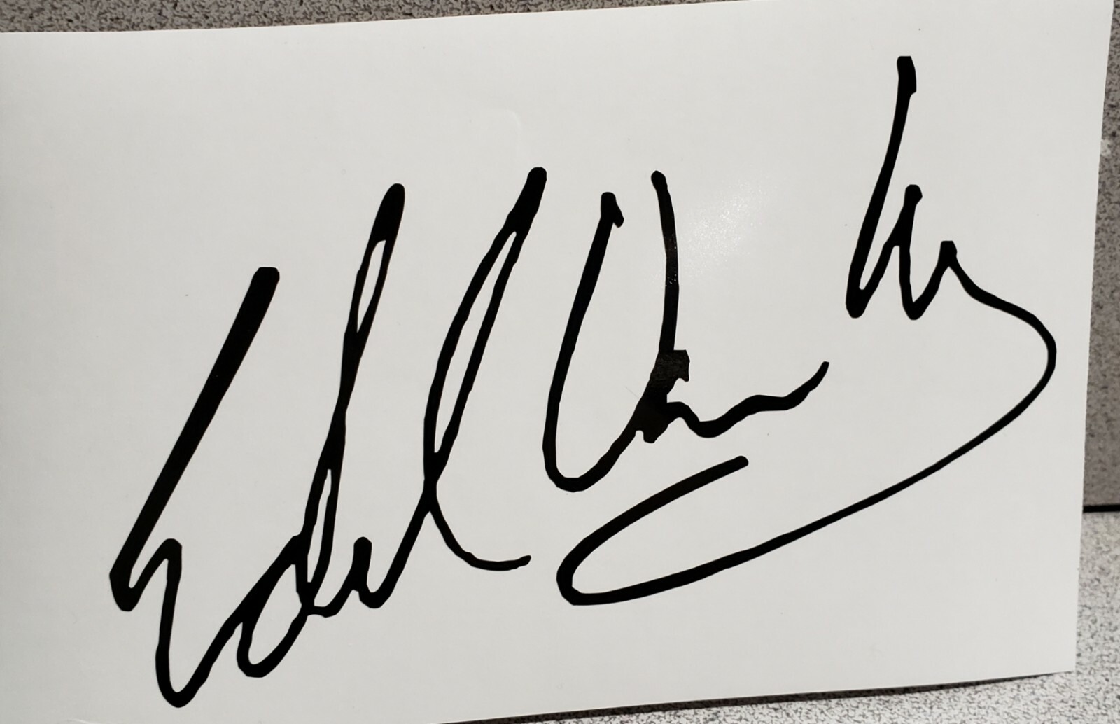 Van Halen Autograph Vinyl Decal's - 6 To Choose From | eBay